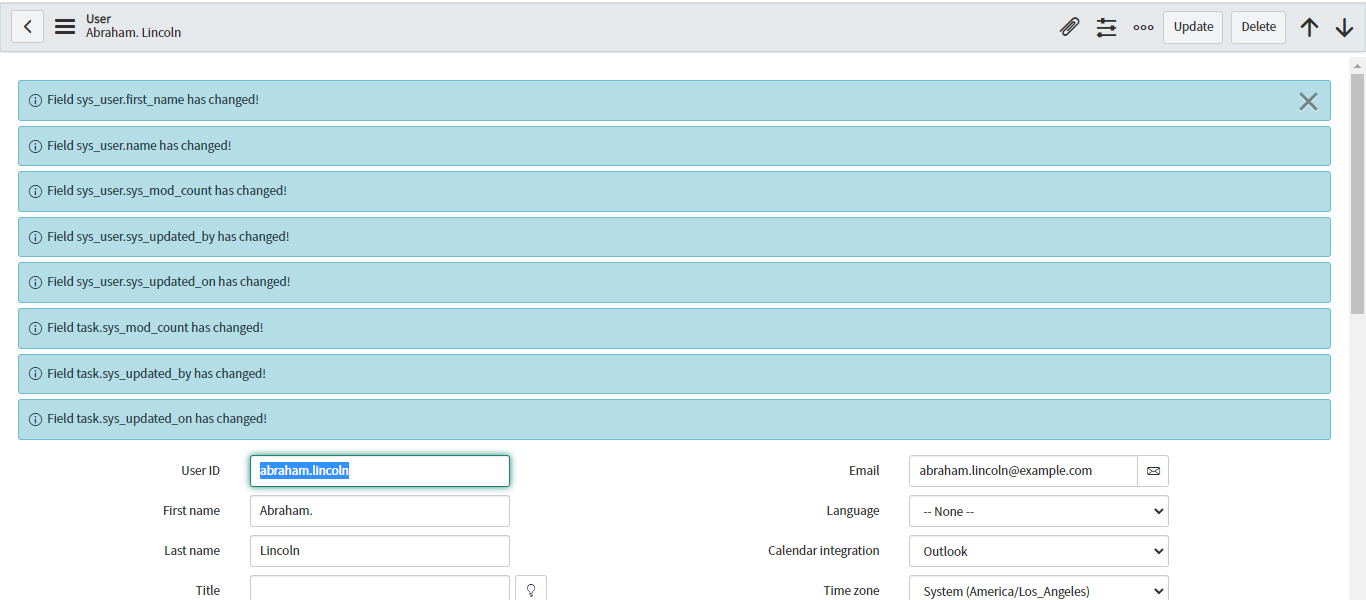Solved: How can we show fields changes to Activity streams - ServiceNow Community
